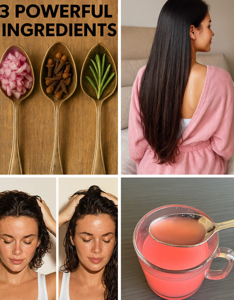 Boosting Hair Growth Naturally with Red Onion, Cloves, and Rosemary The ...